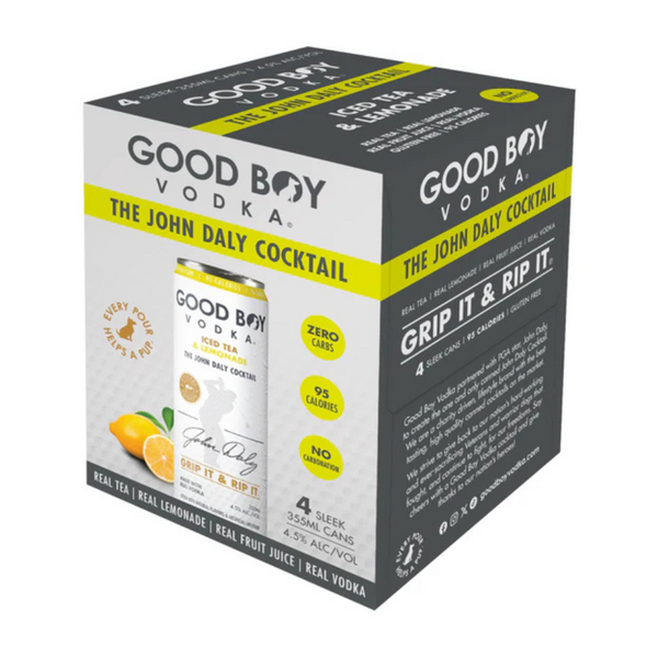 Good Boy 'John Daly' Iced Tea & Lemonade (4 PACK Cans) – Discovery ...