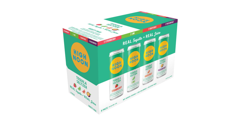 High Noon Tequila Seltzer (CASE 3x8-pack) – Discovery Wines & Spirits
